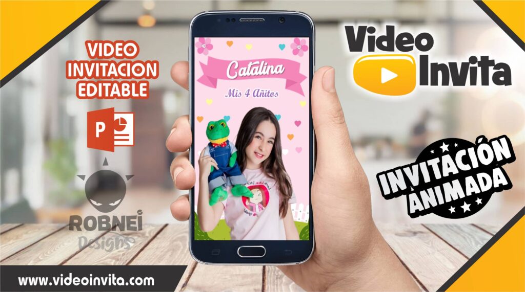 Video Invitación de Rhenné de Lara Campos Editable – Video Invita