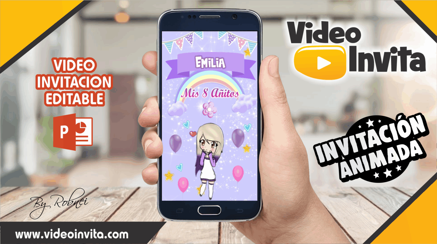 Video Invitación de Lyna 02 Editable – Video Invita